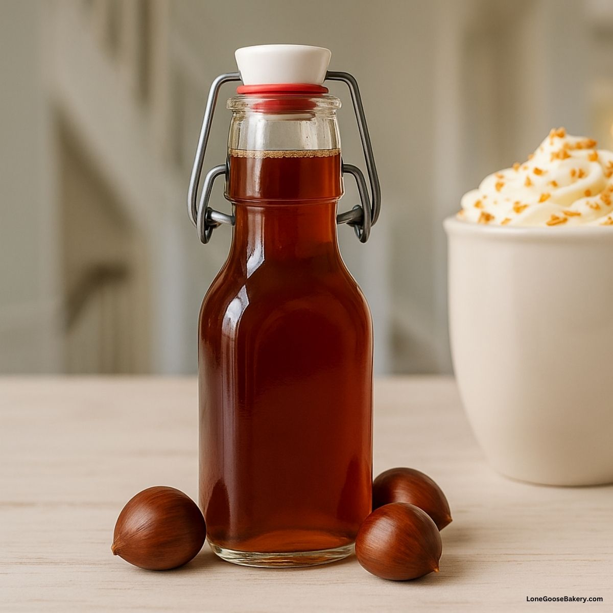 Chestnut Praline Syrup | A Holiday Recipe