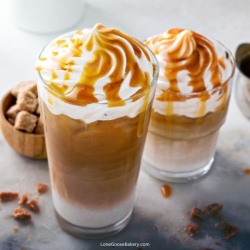Caramel Frozen Blended Coffee | Quick Recipe