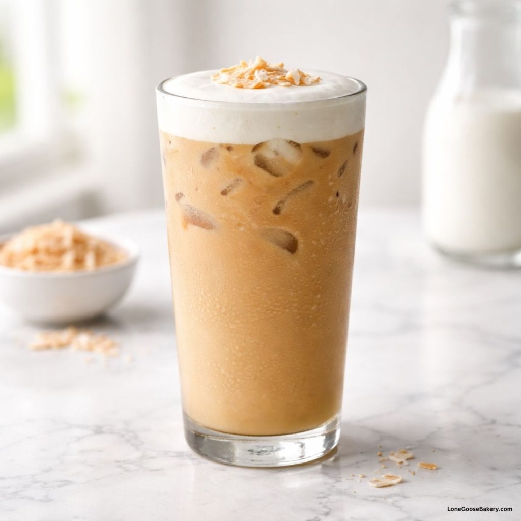 Toasted Coconut Latte (Starbucks Copycat)
